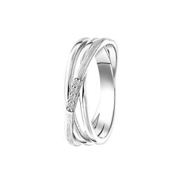 Lucardi Ring Damen Gr&ouml;&szlig;e 62 silber