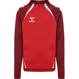 Hummel Sweatshirt 'Lead 2.0' Jungen Gr&ouml;&szlig;e 140 rostbraun / rot / wei&szlig;
