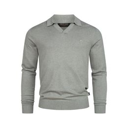 INDICODE Jeans Pullover 'Hagen' Herren Gr&ouml;&szlig;e S grau