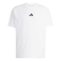 adidas Performance Performance Shirt 'RUNNING CATEGORY GRAPHIC' male size XXXL Cream / Black / White