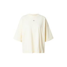 Calvin Klein Jeans T-Shirt Damen Gr&ouml;&szlig;e S wollwei&szlig;