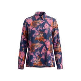 Ulla Popken Bluse Damen Gr&ouml;&szlig;e L/XL marine / orange / altrosa