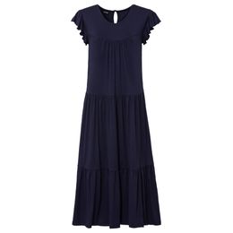 bonprix Kleid Damen Gr&ouml;&szlig;e 36/38 dunkelblau Sommerkleid