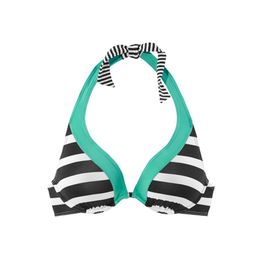 Kangaroos Bikinitop 'Anita' Damen Gr&ouml;&szlig;e 70 mint / schwarz / wei&szlig;