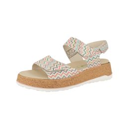 Waldl&auml;ufer Waldl&auml;ufer Sandale 'Libby' Damen Gr&ouml;&szlig;e 37.5 creme / aqua / gr&uuml;n / apricot