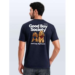 Neverless Shirt 'Good Boy Society' Herren Gr&ouml;&szlig;e XS navy
