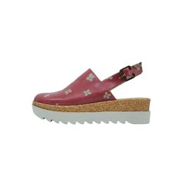 DOGO Clogs 'DOGO Akita - Cat of Grace' Damen Gr&ouml;&szlig;e 41 rot