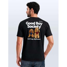 Neverless Shirt 'Good Boy Society' Herren Gr&ouml;&szlig;e 5XL schwarz