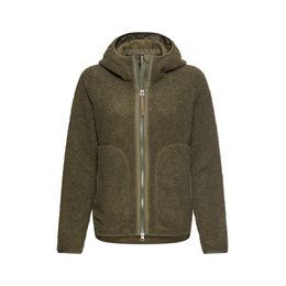 Camel Active Fleecejacke mit w&auml;rmenden Taschen-Innenstoff Damen Gr&ouml;&szlig;e M dunkelgr&uuml;n Sommerjacke