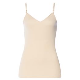 Hanro Unterhemd 'Cotton Seamless' Damen Gr&ouml;&szlig;e S beige