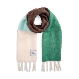 Tommy Hilfiger Schal Damen Gr&ouml;&szlig;e One Size himmelblau / dunkelbraun / gr&uuml;n / pastellpink
