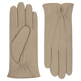 Roeckl Lederhandschuhe 'ANTWERPEN' Damen Gr&ouml;&szlig;e S beige