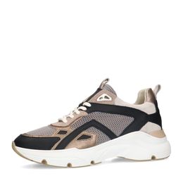 Manfield Sneaker 'Flache' Damen Gr&ouml;&szlig;e 41 beige / grau / schwarz Sommerschuhe