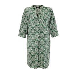 Aniston Kleid Damen Gr&ouml;&szlig;e 64 gr&uuml;n / wei&szlig; Sommerkleid