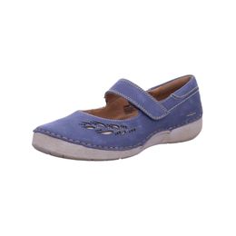 Josef Seibel Ballet Flats 'Ballerina Damen 59658869 554 Echtleder in blau' female size 41 Blue