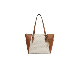 Michael Kors Shopper 'Charlotte Large Top-Zip Tote' Damen Gr&ouml;&szlig;e One Size creme