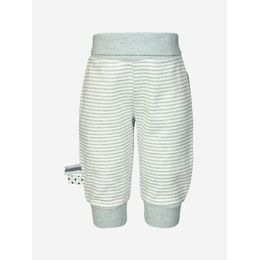 Organicera Hose 'Organic Baby Pants with Elastic Band, Striped' Jungen Gr&ouml;&szlig;e 62 aqua
