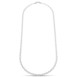 Tony Fein Kette 'Stegpanzer' Herren Gr&ouml;&szlig;e 60 cm silber
