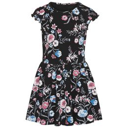 Kidsworld Kleid M&auml;dchen Gr&ouml;&szlig;e 104/110 blau / rot / schwarz / wei&szlig;