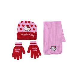 Cerd&aacute; M&uuml;tze 'Hello Kitty Set' Gr&ouml;&szlig;e 36/47 rot