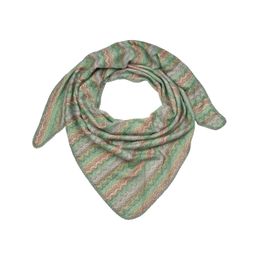styleBREAKER Tuch 'Dreieckstuch Zick-Zack Webmuster' Damen Gr&ouml;&szlig;e One Size gr&uuml;n