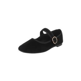 Ital-Design Ballerina Damen Gr&ouml;&szlig;e 37 schwarz Sommerschuhe