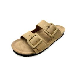 THIES Pantolette 'Eco Bio Covered Sandal' Damen Gr&ouml;&szlig;e 42 hellbraun