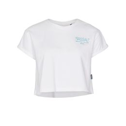 Nassau Beach Club T-Shirt ' NB231037 ' Damen Gr&ouml;&szlig;e L blau / offwhite