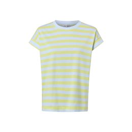 Marie Lund T-Shirt Damen Gr&ouml;&szlig;e XS hellblau / gelb