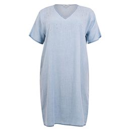 Yoek Kleid Damen Gr&ouml;&szlig;e 50/52 hellblau Sommerkleid