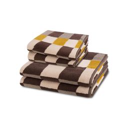 Ross Towel 'Three Stars' female size One size Brown
