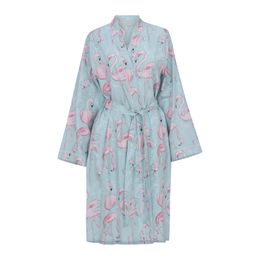 Cyberjammies Morgenmantel 'Francesca' Damen Gr&ouml;&szlig;e XS mint / rosa