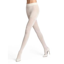 Falke Strumpfhose 'Fable Estate' Damen Gr&ouml;&szlig;e S/M offwhite