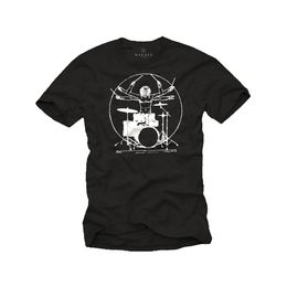 Makaya Shirt 'Drummer' Herren Gr&ouml;&szlig;e M schwarz