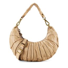 Campomaggi Schultertasche 'Luna' Damen Gr&ouml;&szlig;e One Size beige