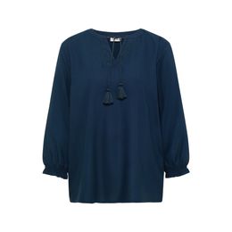 Cecil 3/4-Arm Tunika mit B&auml;ndern Damen Gr&ouml;&szlig;e XS dunkelblau