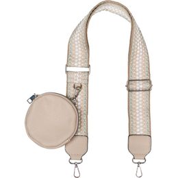 styleBREAKER Taschenzubeh&ouml;r 'Breiter Wechsel Taschengurt P&uuml;nktchen mit B&ouml;rse' Damen Gr&ouml;&szlig;e One Size taupe