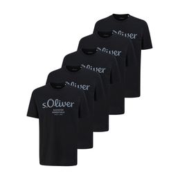 s.Oliver Shirt 'Basic' Herren Gr&ouml;&szlig;e XXXL schwarz