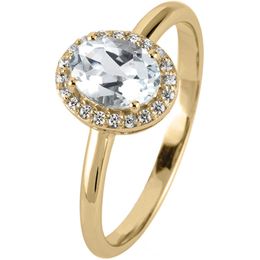 Jacques Lemans Ring Damen Gr&ouml;&szlig;e 52 gold