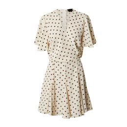 AX Paris Dress female size 38 Cream / Chocolate