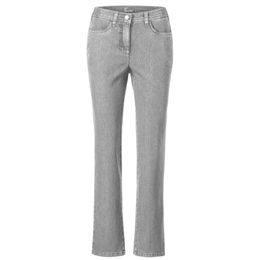 GOLDNER Jeans 'Carla ' Damen Gr&ouml;&szlig;e 32/33 hellgrau