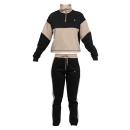 Tom Barron Jogginganzug Damen Gr&ouml;&szlig;e S sand / schwarz