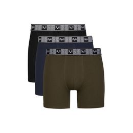 19V69 Italia Boxershorts 'Francesco' Herren Gr&ouml;&szlig;e XL navy / oliv / schwarz / wei&szlig;