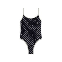Guess Badeanzug 'Guess x North Sails' Damen Gr&ouml;&szlig;e XS schwarz / wei&szlig;