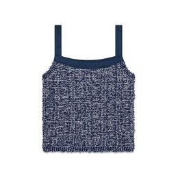 Guess Top Damen Gr&ouml;&szlig;e S dunkelblau / wei&szlig;