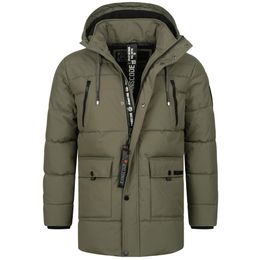 INDICODE JEANS Winter Parka ' Wess ' male size L Green / Black