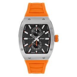 Plein Sport Uhr 'Stormbreaker' Herren Gr&ouml;&szlig;e One Size orange / schwarz / silber