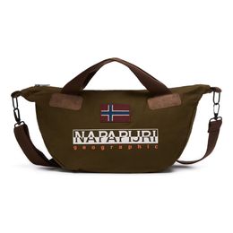 Napapijri Umh&auml;ngetasche 'Reflect' Damen Gr&ouml;&szlig;e One Size oliv / dunkelorange / offwhite