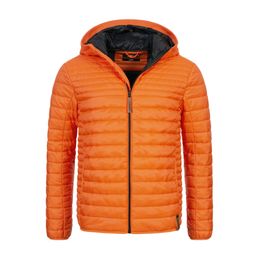 INDICODE Jeans &Uuml;bergangsjacke 'Bowers' Herren Gr&ouml;&szlig;e XL orange Sommerjacke