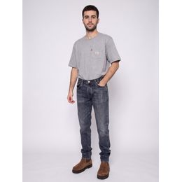 Edwin Jeans 'Regular Tapered Japan Mid Dark Used -- Men's Jeans Blue Men' male size 36 Grey